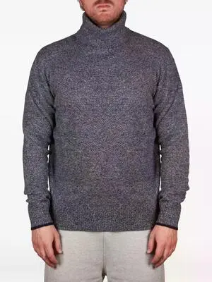 Altea Marl-knit Roll-neck Sweater - Blue