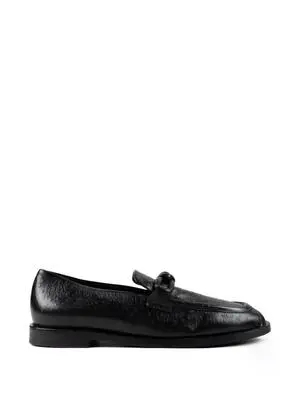 CHUCKIES Knot-detail Loafers - Black