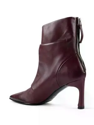 CHUCKIES Pointed-toe Zip-fastening Boots