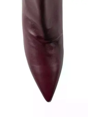 CHUCKIES Pointed-toe Zip-fastening Boots
