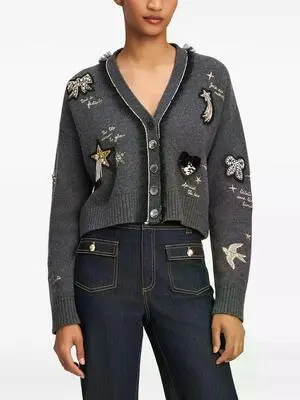 Cinq À Sept Holiday Doodles Cardigan