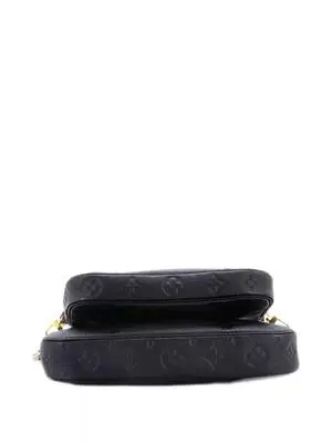 LOUIS VUITTON Multi Pochette Accessoires Monogram Empreinte Giant Crossbody Bag - Black