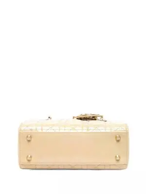 Dior 2021 Small Patent Cannage Lady Satchel