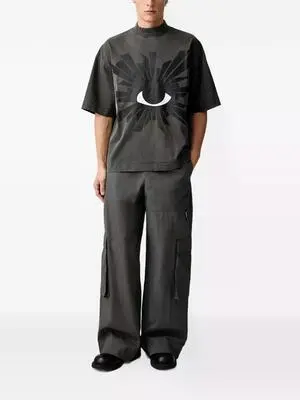HELIOT EMIL Wide-leg Cargo Pants - Grey