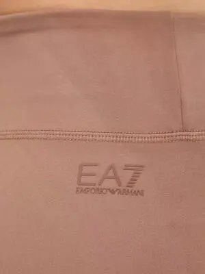 EA7 Logo-print High-waisted Shorts