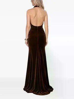 ROSERRY Sienna Twisted Halterneck Maxi Dress