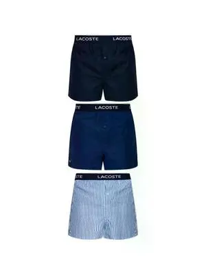 Lacoste Logo-waistband Boxers Pack - Blue