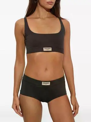 Dsquared2 Logo-patch Briefs - Black