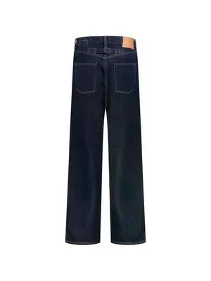 KURO Cinch-strap Straight-leg Jeans