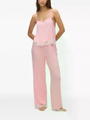 Karl Lagerfeld Lace-trim Pajamas Set