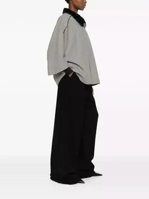 STYLAND Houndstooth-pattern Coat