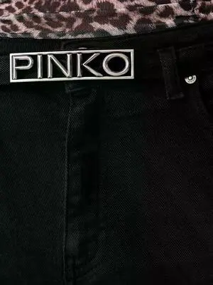 Pinko Logo-plaque Flared Jeans