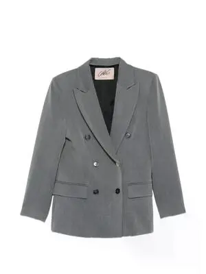 CARLA G. Double-breasted Peak-lapel Blazer