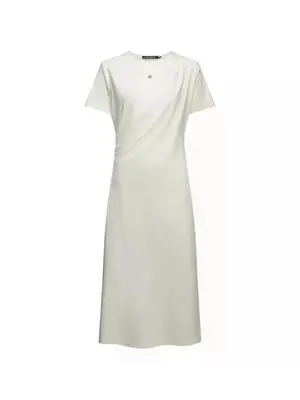 Karl Lagerfeld Draped T-shirt Midi Dress