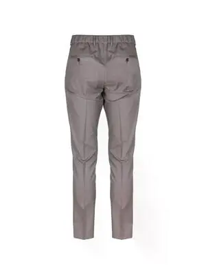 BE ABLE Pleated Drawstring-waist Trousers