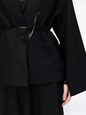 CRIDA MILANO Belted Wide-sleeve Jacket