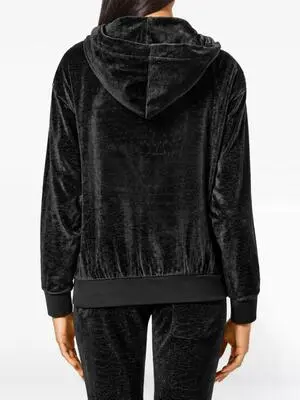 Philipp Plein Chenille Zip Hoodie Cocco