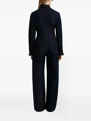 Anna Quan Hepworth Contrast-stitch Denim Jacket