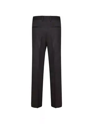 Tagliatore Pressed-crease Tailored Trousers - Blue