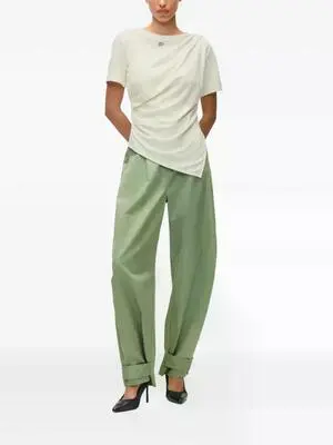 Karl Lagerfeld Asymmetric Draped T-shirt