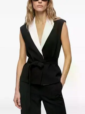 Karl Lagerfeld Contrast-lapel Waistcoat
