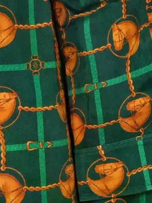 Drole De Monsieur Equestrian-print Shirt