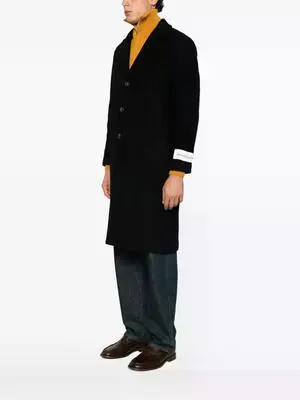 AMISH SUPPLIES Logo-patch Single-breasted Coat