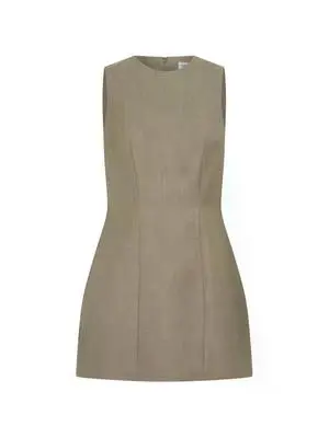 Anna Quan Yasmin Sleeveless Mini Dress - Neutrals