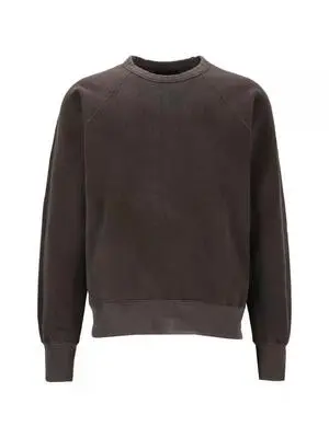 LES TIEN Raglan-sleeve Sweatshirt - Black