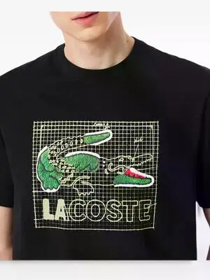 Lacoste Graphic-print T-shirt - Black