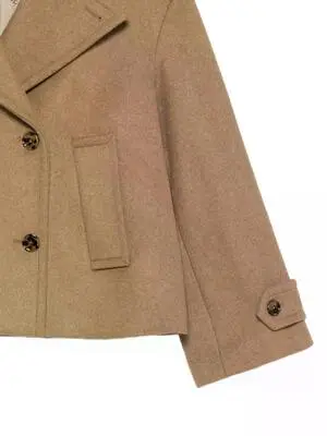 DONDUP Double-breasted Cropped Coat