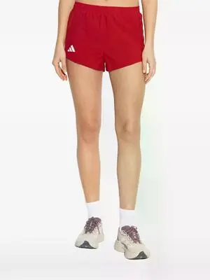 Adidas Adizero Logo-print Shorts - Red