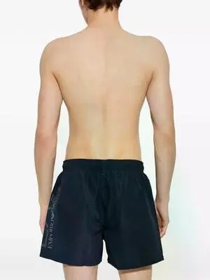 EA7 Logo-print Swim Shorts