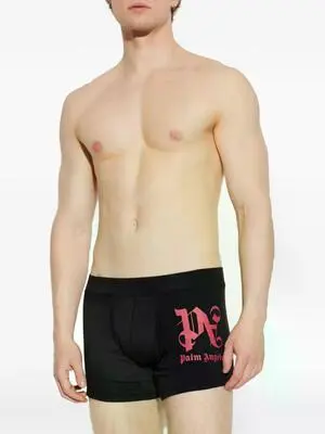 Palm Angels Logo-print Boxers - Black