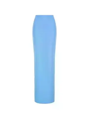 V:PM ATELIER Demi Slit-detail Maxi Skirt - Blue