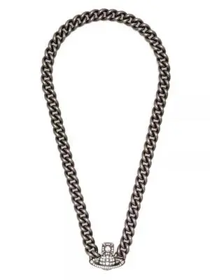 VIVIENNE WESTWOOD Crystal-embellished Orb Necklace