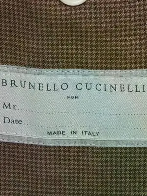 Brunello Cucinelli Houndstooth Single-breasted Blazer