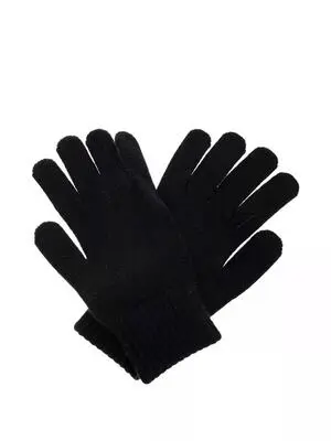 EA7 Logo-patch Knit Gloves