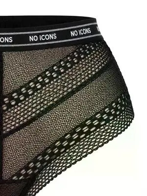 Chantelle Mesh-panelled Logo-waistband Briefs