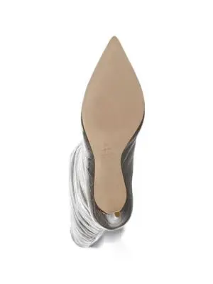 Schutz Maryana Croc-effect Pointed-toe Boots