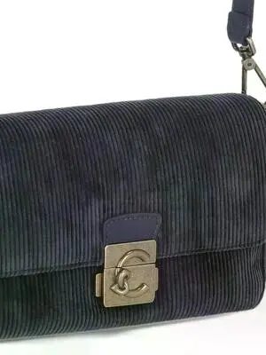 COCCINELLE Corduroy-effect Leather Shoulder Bag