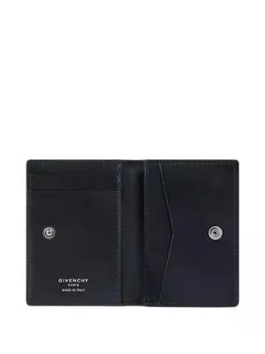 Givenchy Flap Card Holder In Grained Leather