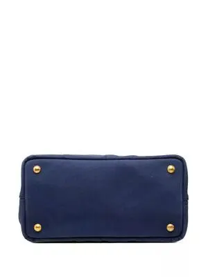 Prada 2013-2026 Small Canvas Canapa Logo Tote Satchel