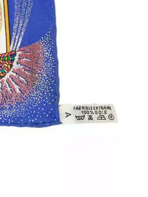 Hermès 1987 Feux D Artifice Carre Silk Handkerchief