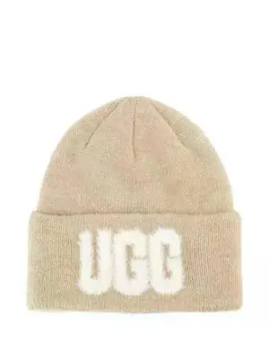 UGG Fuzzy Logo Beanie