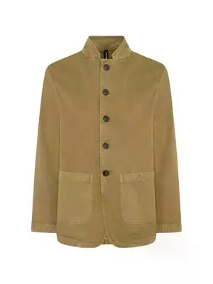 Kiton Mandarin-collar Buttoned Overshirt - Neutrals