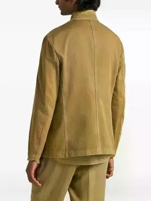 Kiton Mandarin-collar Buttoned Overshirt