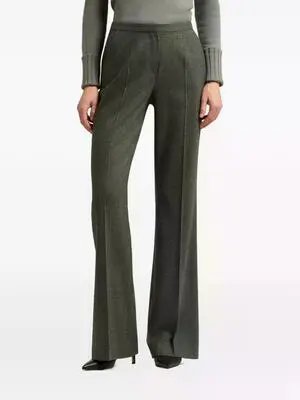 Kiton Pressed-crease Flared Trousers