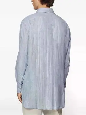 Kiton Striped Cotton Shirt