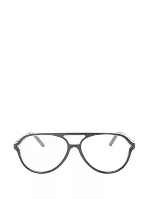 Jacquemus Pilot-frame Glasses - Black